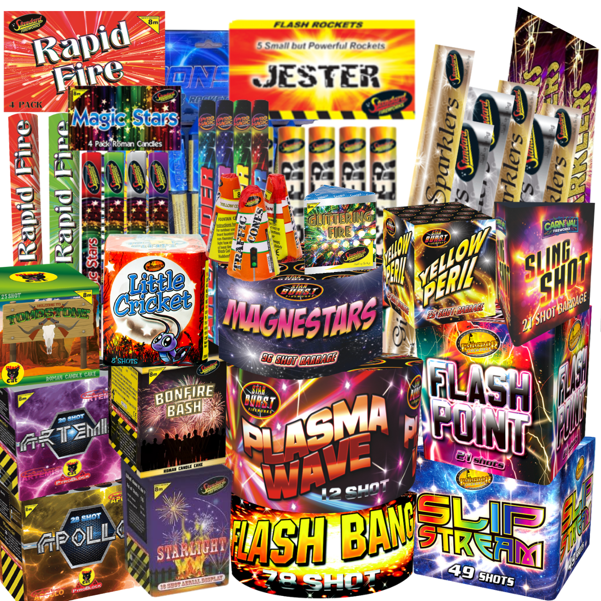 Special Deal Bundle #8 | Ultimate 23-Item Pro Fireworks
