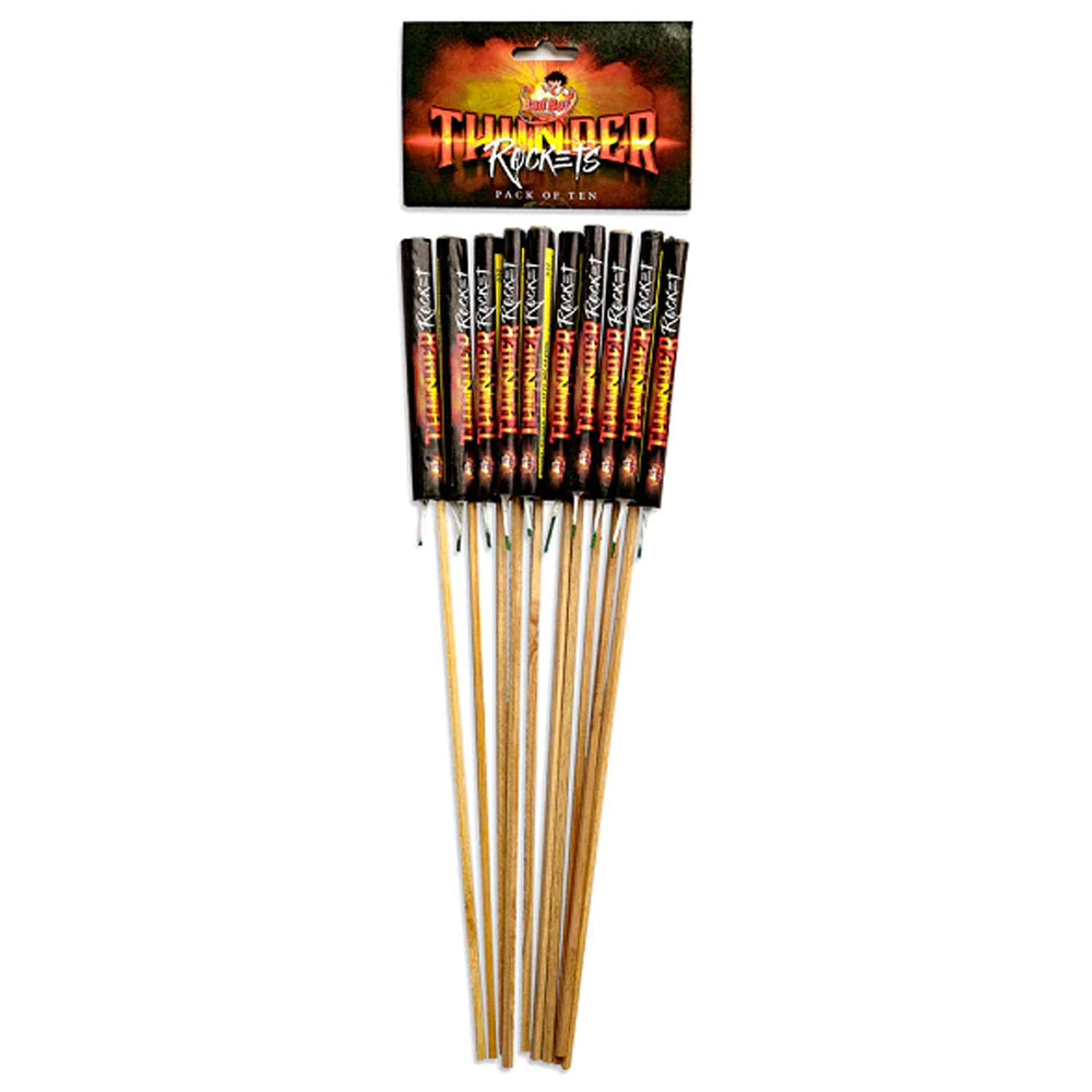 Thunder Rockets Low Noise 10-Pack | London Fireworks