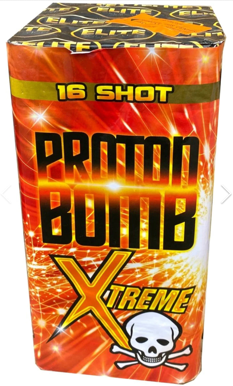 Proton Bomb Xtreme 16 Shots Barrage Cake – London Fireworks Shop