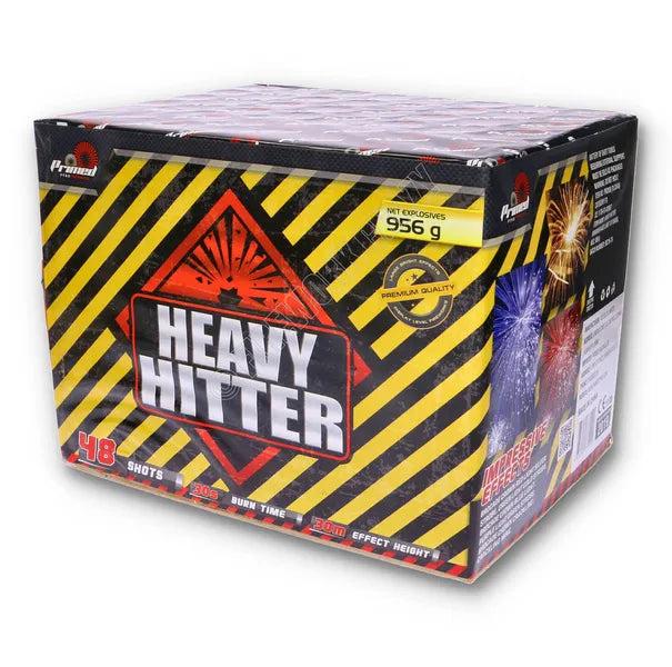 Heavy Hitter Large Barrage Cake 49 Shots – London Fireworks Shop
