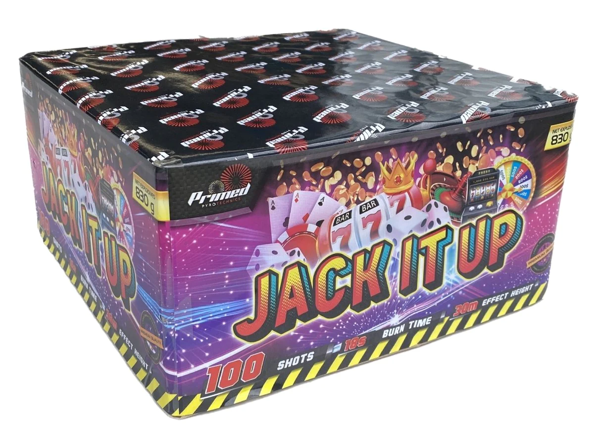 Jack It Up 100 Shot Barrage – London Fireworks Shop