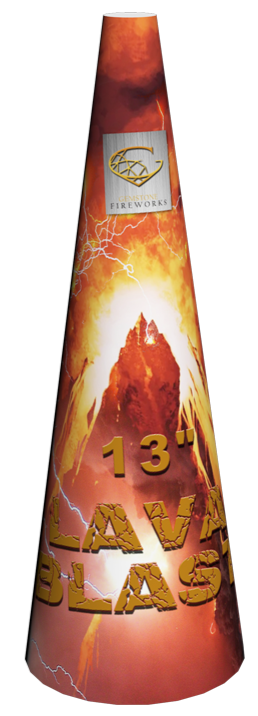 Lava Blast Fountain | Titanium Crackle Cone | London Fireworks