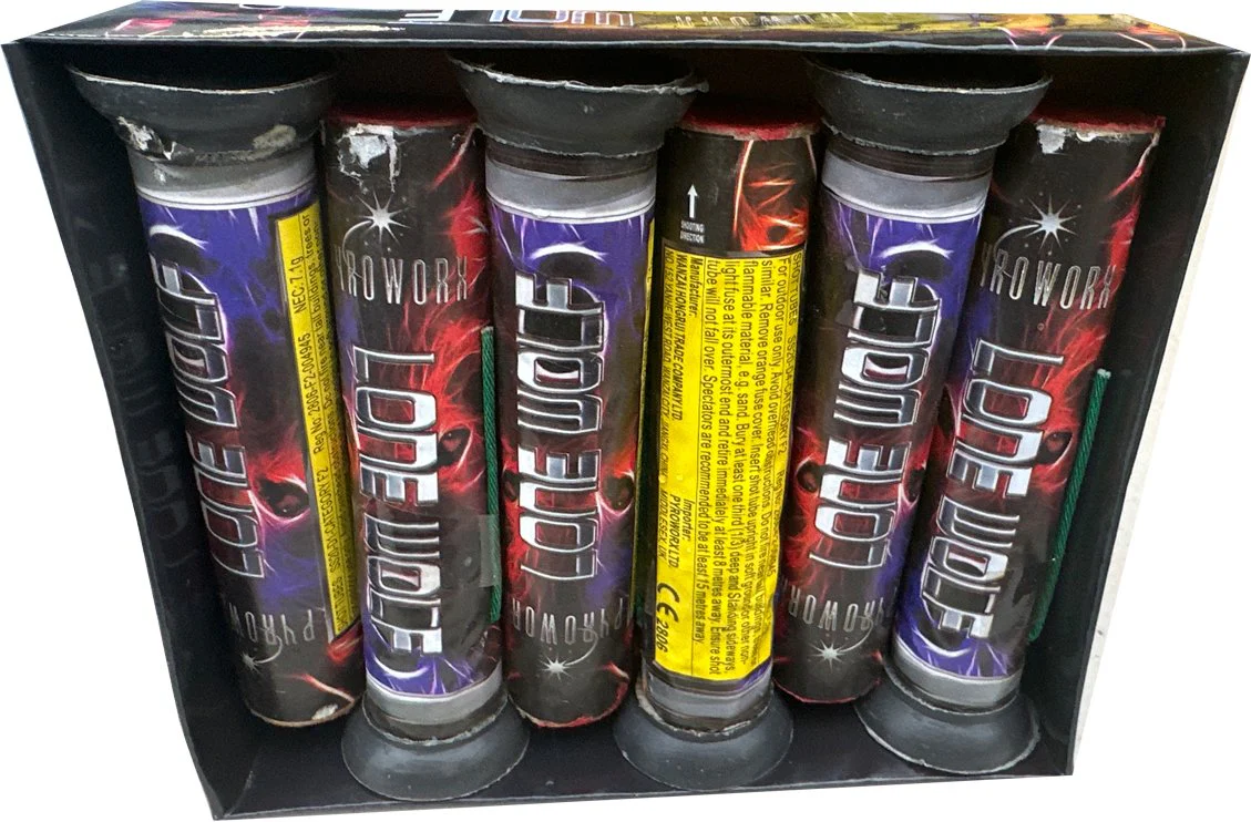 Lone Wolf Roman Candle Pack of 6 | London Fireworks