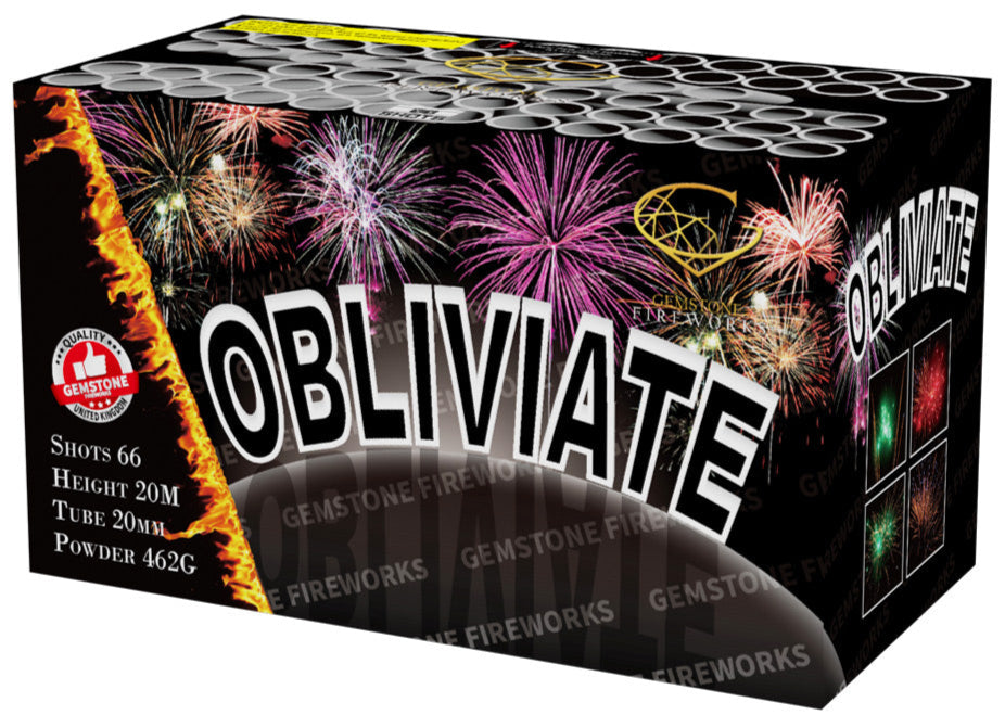 Obliviate 66-Shot Barrage | London Fireworks Shop