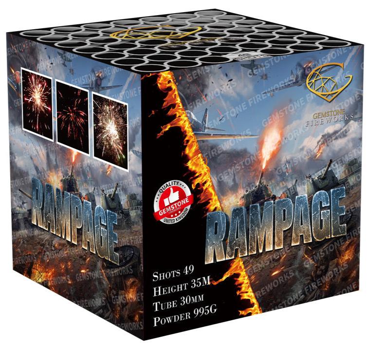 RAMPAGE 49-Shot Barrage | London Fireworks