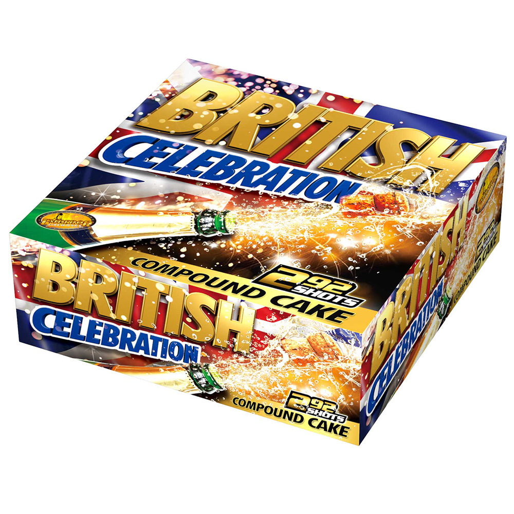 A BRITISH CELEBRATION 292 Shot Compound Cake