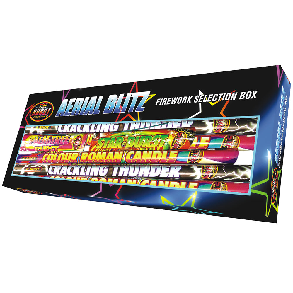 AERIAL BLITZ Selection Box 20 Pcs – London Fireworks Shop