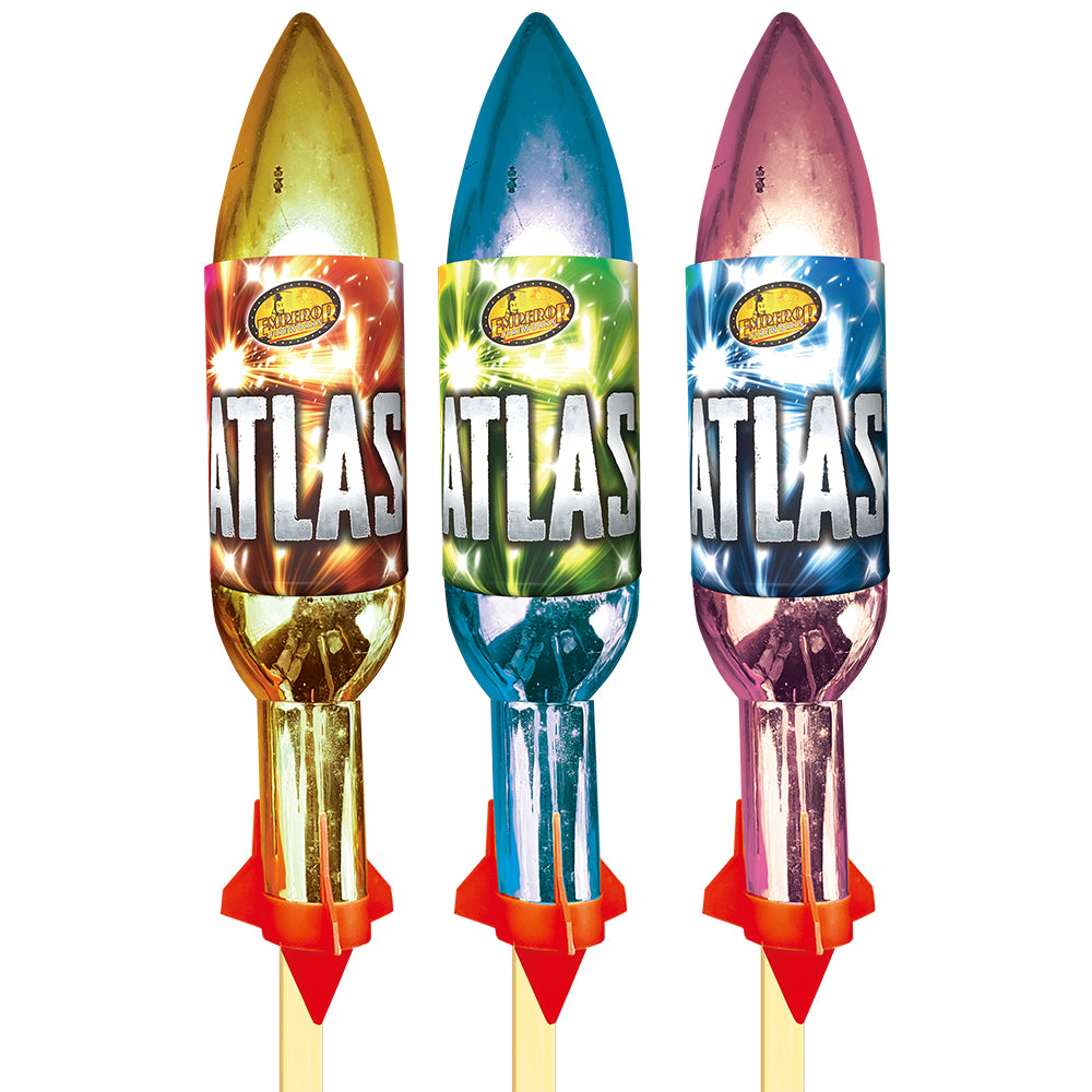 London Fireworks | Atlas Rockets - Sold Individually