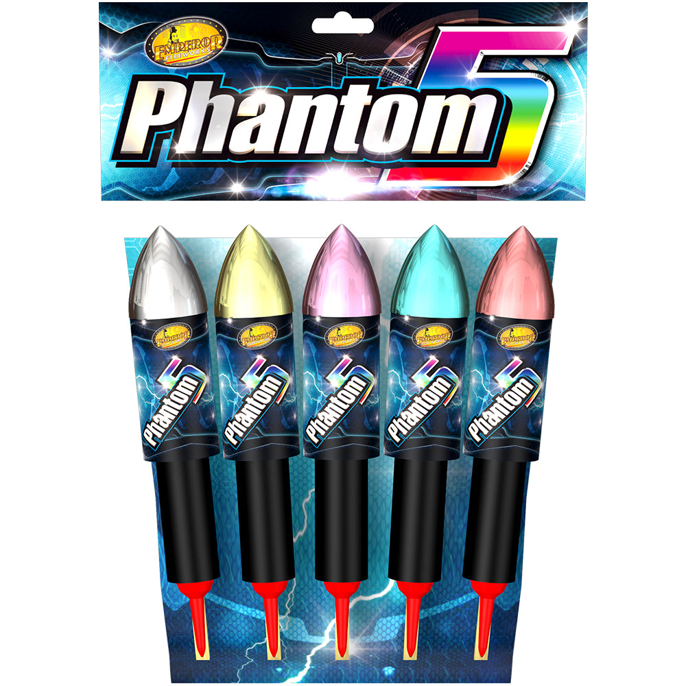 PHANTOM-5 (5PK) Rockets – London Fireworks Shop