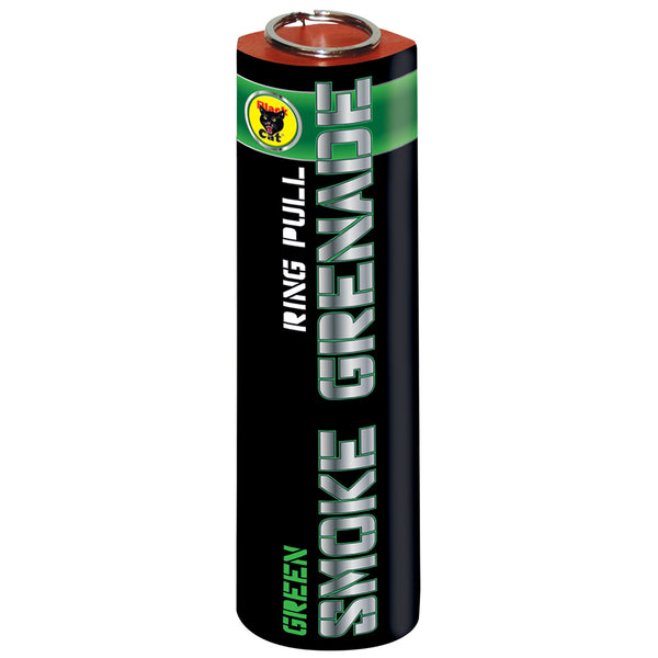 Ring Pull Smoke Grenade - Green