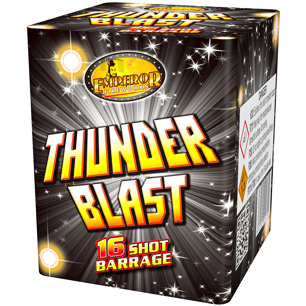 THUNDER BLAST 16 Shot Barrage – London Fireworks Shop